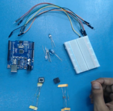 Digital Input With a Push Button in Arduino - LearningBix