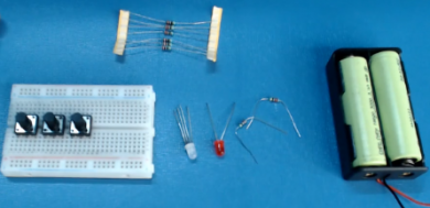 How to Make a Push Button LED Circuit With Breadboard